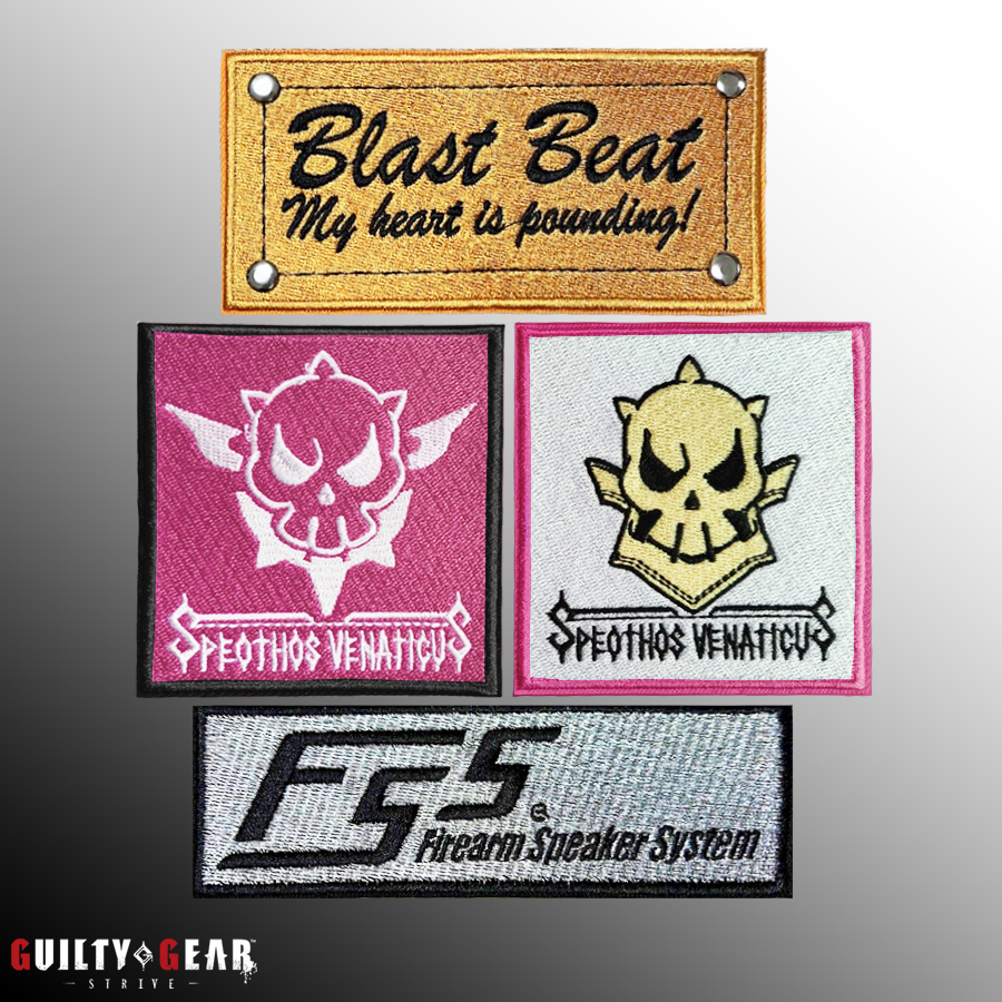 Guilty Gear -Strive- Elphelt Embroidered Patch Set – ArcShopUS
