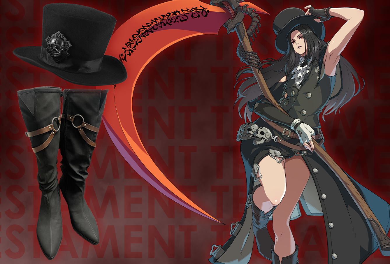 Own the Look: Testament’s Top Hat and Boots from Guilty Gear -Strive ...