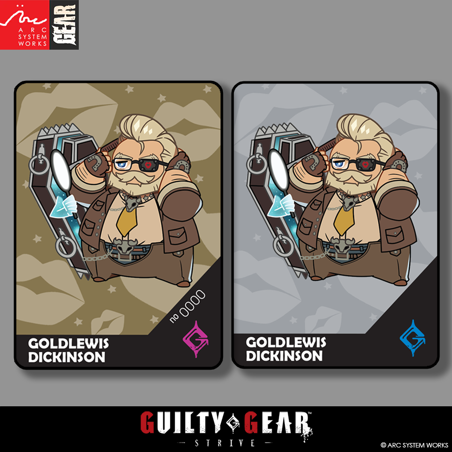 Guilty Gear -Strive- Precious Chibi Card: GOLDLEWIS – ArcShopUS