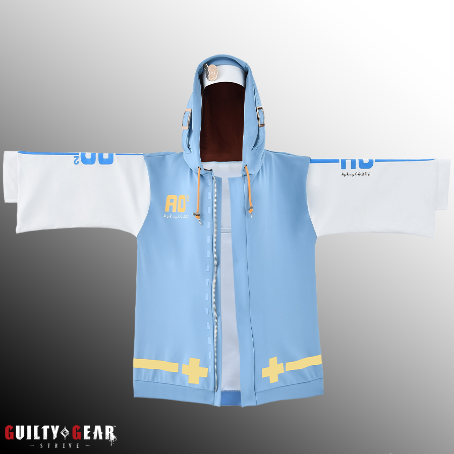 Guilty Gear -Strive- Bridget Headdress Jacket Hoodie with Brooch ...